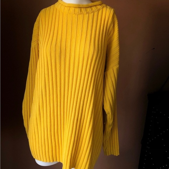 Sweaters | Vintage Deep Yellow Sweater | Poshmark